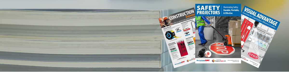 Safety Products Available at ComplianceSigns - Catalogs
